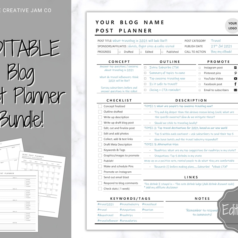 Blog Printable - Etsy