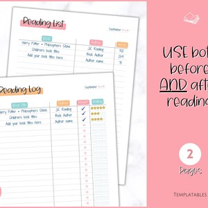 Kids Reading Log, Reading List Printable, Summer Reading Challenge ...