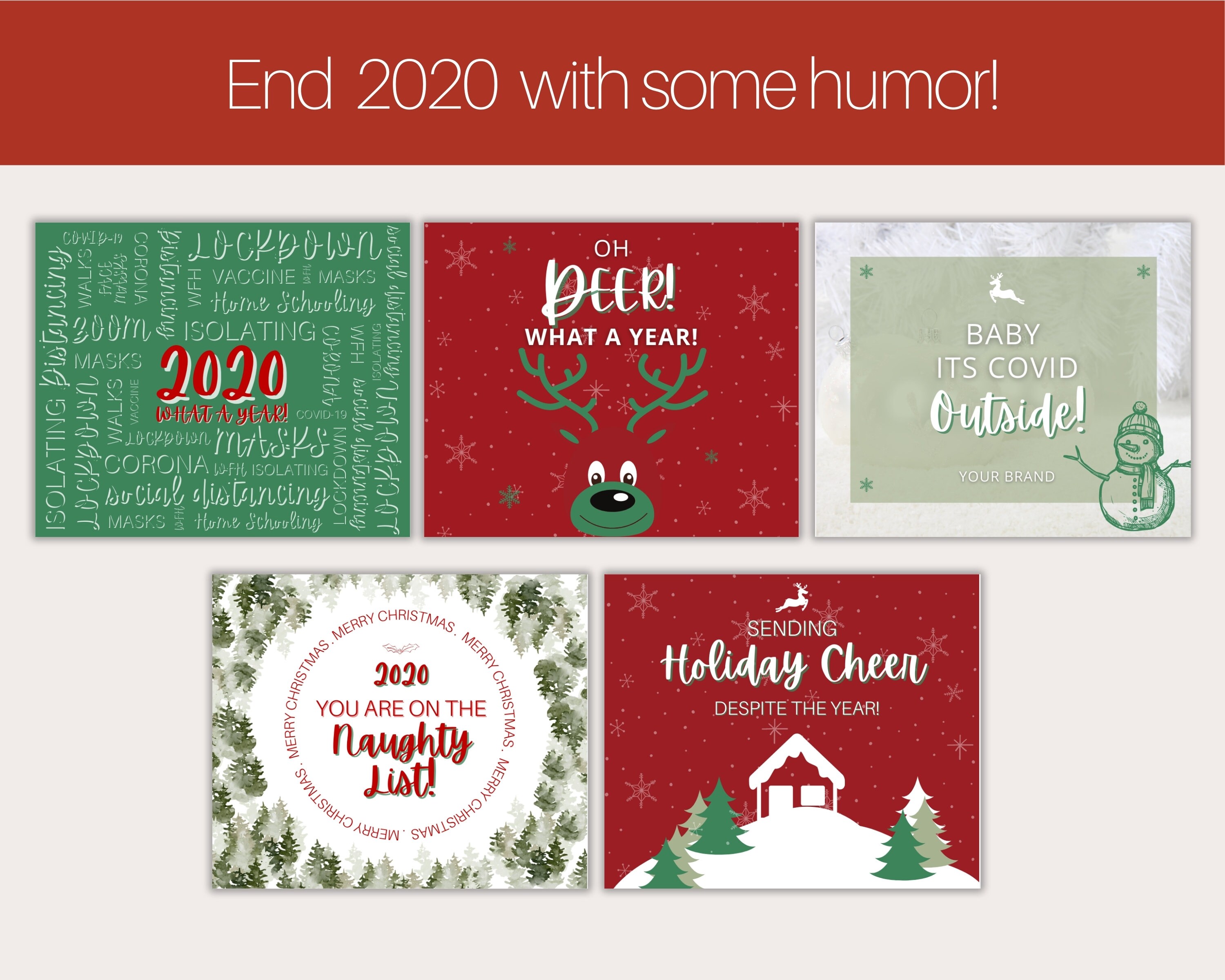 Happy Holiday Facebook Post Templates. Christmas Canva | Etsy