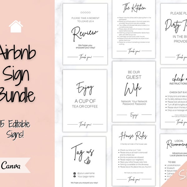 Airbnb House Rules - Etsy