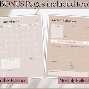 SIMPLE MONTHLY Budget Planner Printable, Financial Tracker Template ...