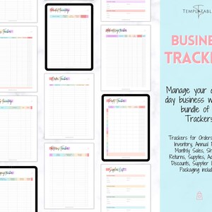 Side Hustle Planner Printable BUNDLE, Small Business Planner, Side ...