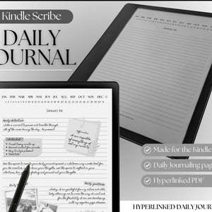 Kindle Scribe Daily Journal, Digital Journal, Digital Notebook, Lined ...