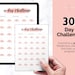 30 Day Weight Loss Tracker, 30 Day Challenge, Weightloss Journal ...