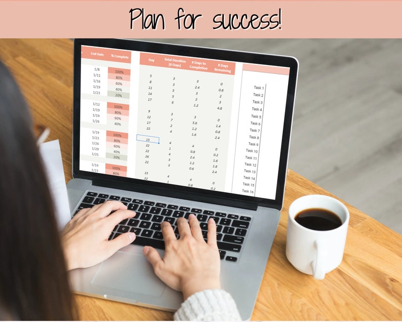 AUTOMATED Project Planner Spreadsheet Excel & Google Sheets - Etsy
