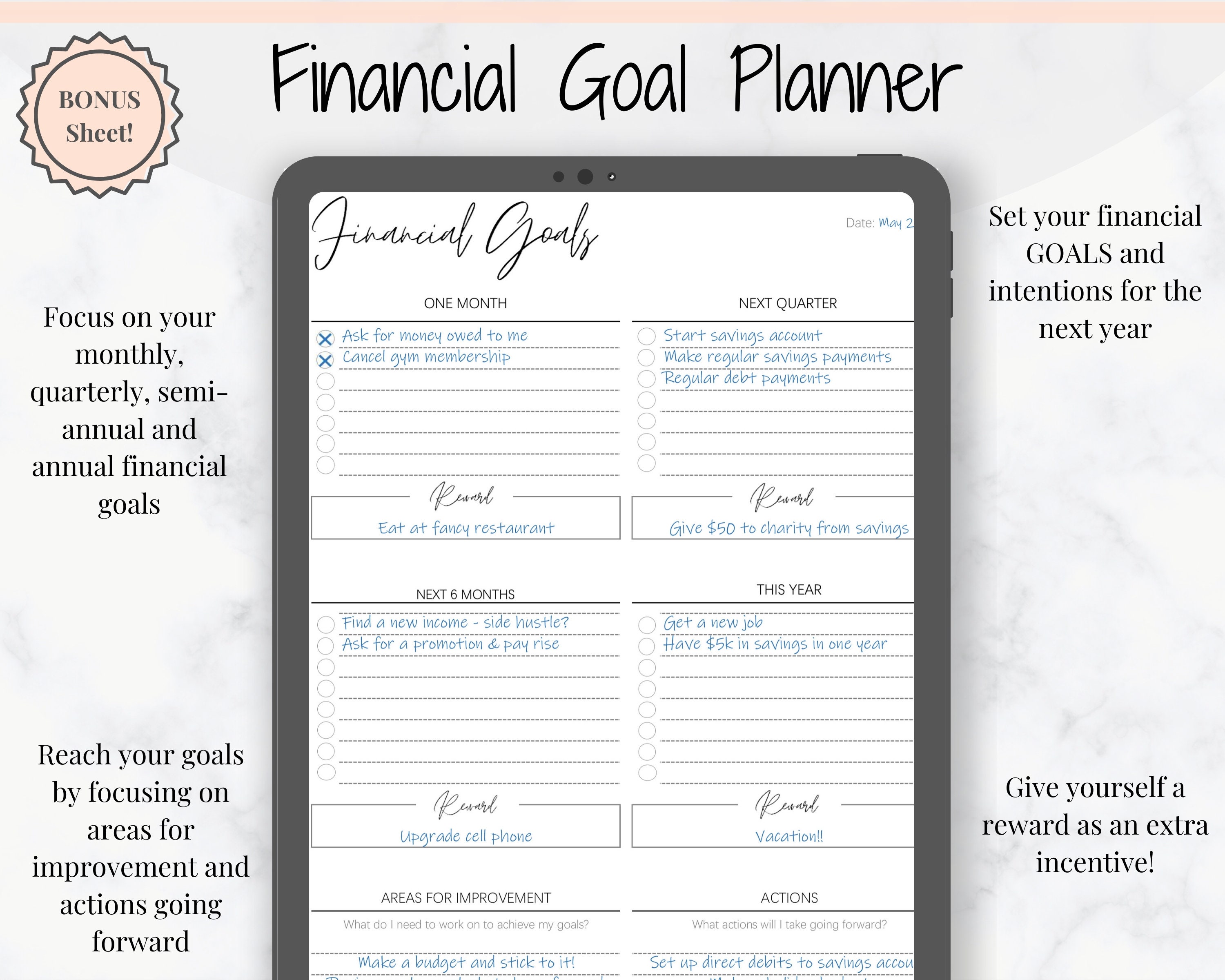Net Worth Tracker. Budget Planner Printable Template With | Etsy