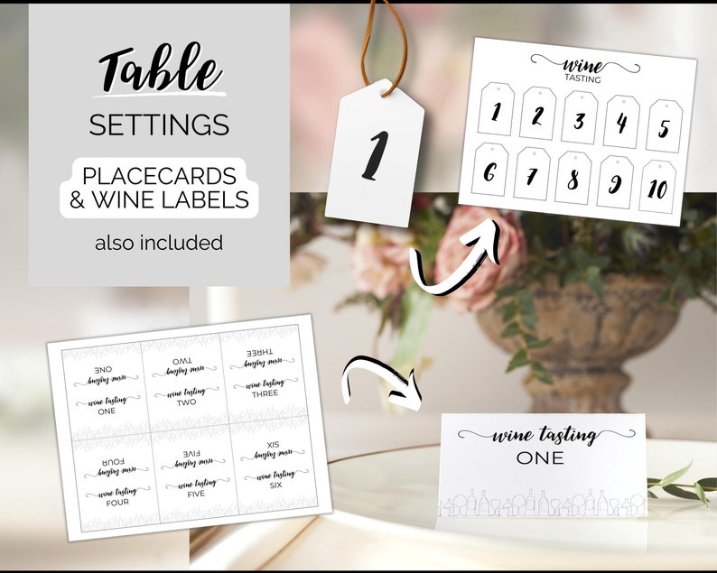 Wine Tasting Kit Complete Guide to Blind Wine Tasting. - Etsy
