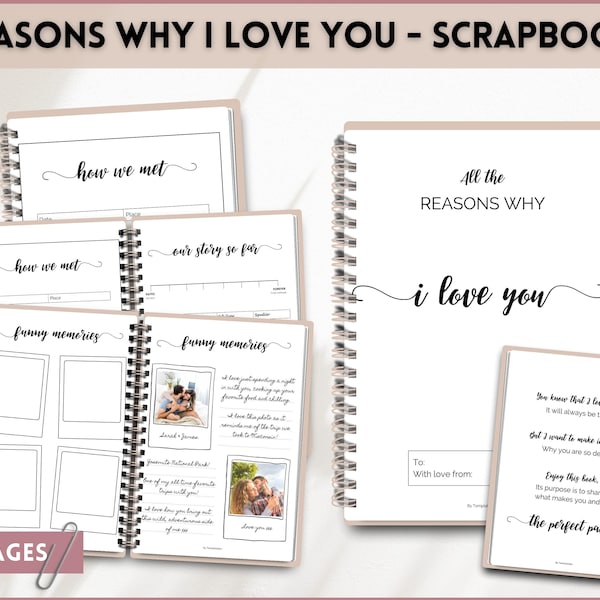 Reasons Why I Love You Book - Etsy