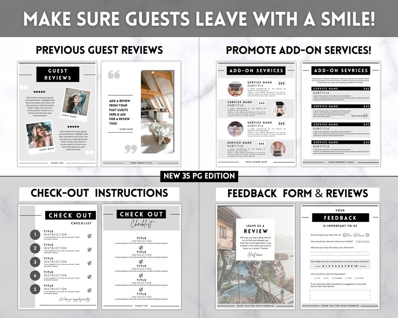 VRBO Welcome Book Template Editable Canva Welcome Guide - Etsy