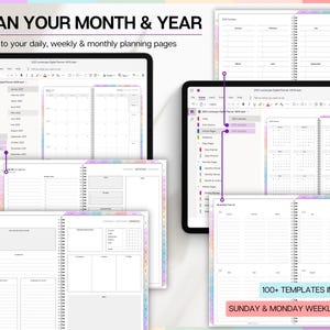 Onenote Planner, 2025 Digital Planner, Onenote Template, Daily, Weekly ...