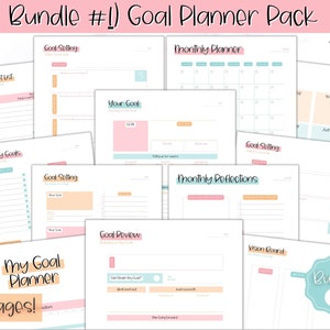Ultimate PLANNER BUNDLE! Printable Goal Planner, Finances & Budget ...
