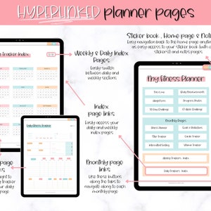 Digital FITNESS Planner, Goodnotes Fitness Planner, Fitness Journal ...