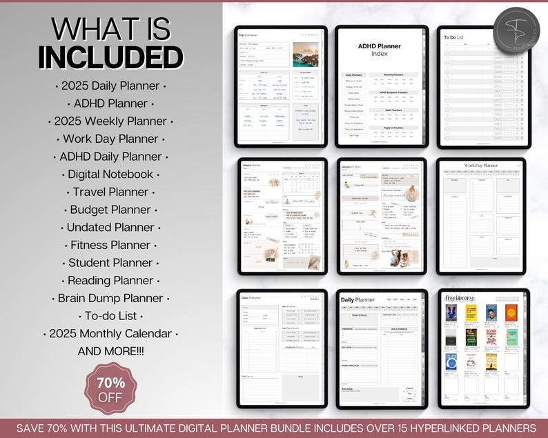 Digital Planner BUNDLE! 15+ Goodnotes Planners! 2025 Daily Weekly ...