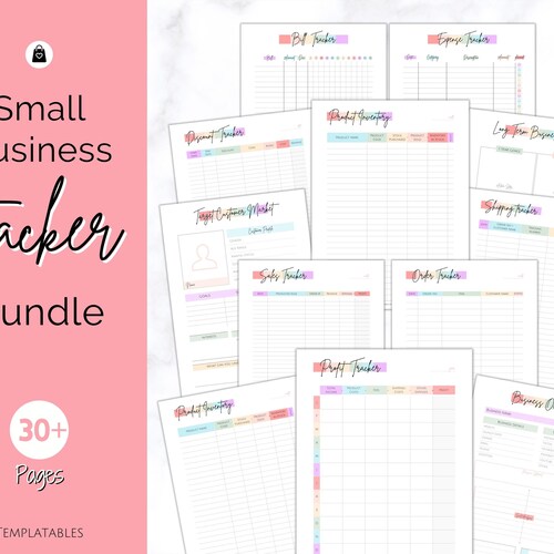 Side Hustle Planner Printable BUNDLE Small Business Planner - Etsy