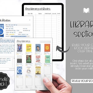 Reading Planner, Book Tracker, Printable Reading Challenge, Book Review ...