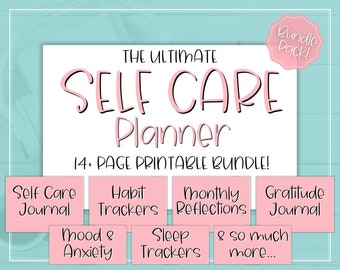Self Care Checklist Self-care Planner Selfcare Tracker - Etsy