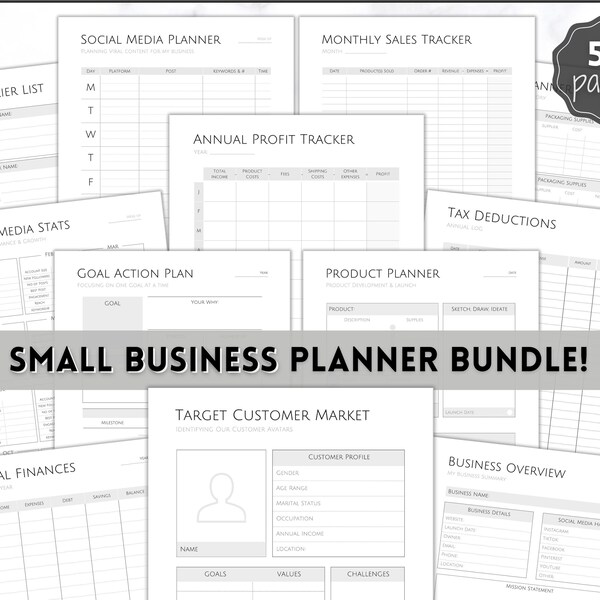 Business Planner - Etsy