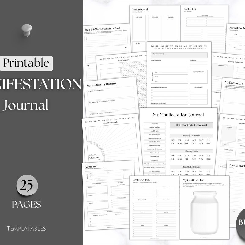 Manifestation Journal - Etsy