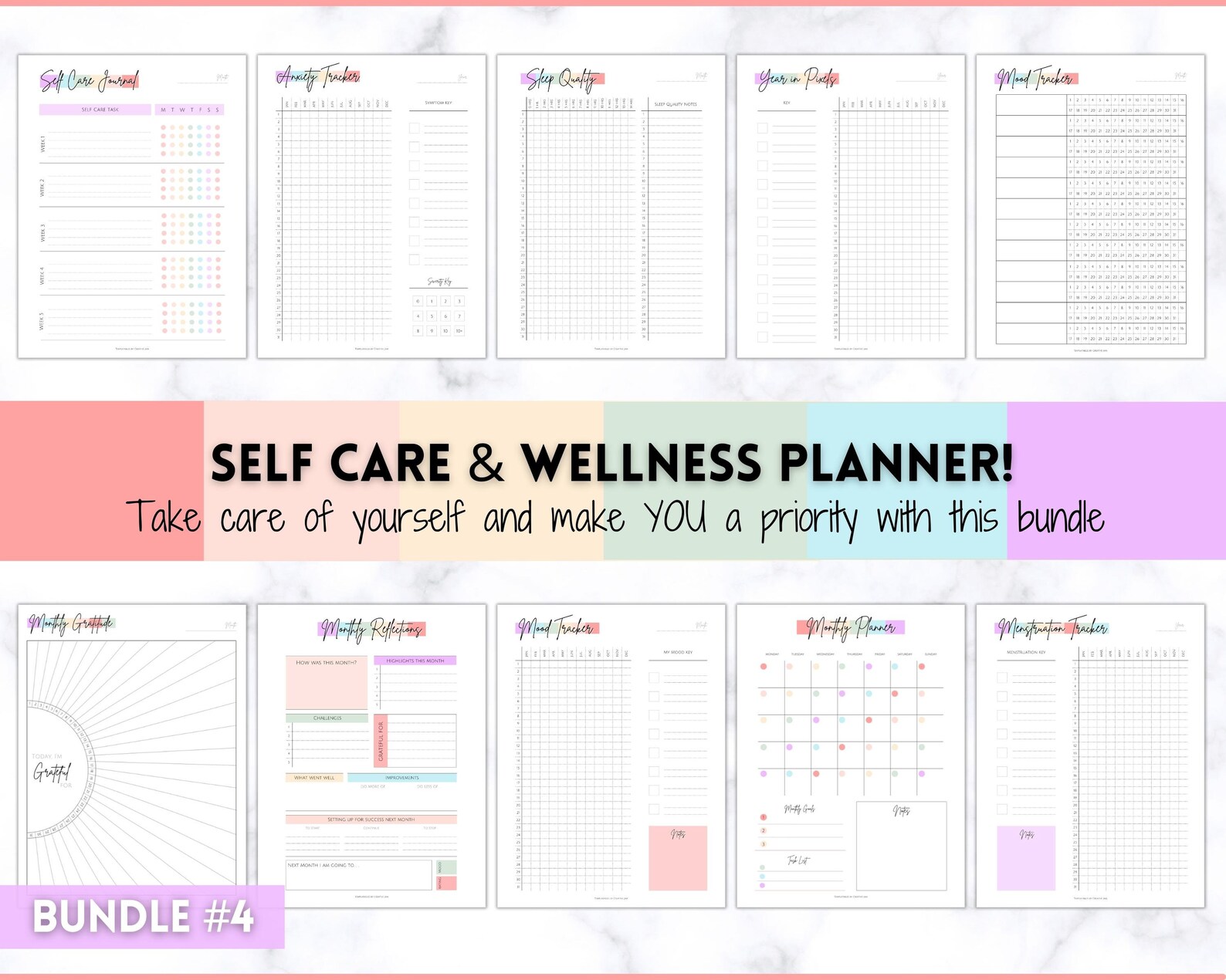 Ultimate PLANNER BUNDLE Printable Goal Planner, Finances & Budget ...