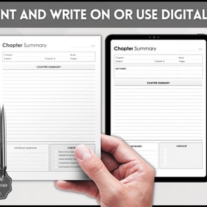 EDITABLE Chapter Summary Template, Study Guide, Textbook Outline Review ...