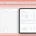 Digital Meeting Minutes Template, Editable Meeting Notes, Digital ...