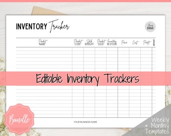 Inventory Template - Etsy