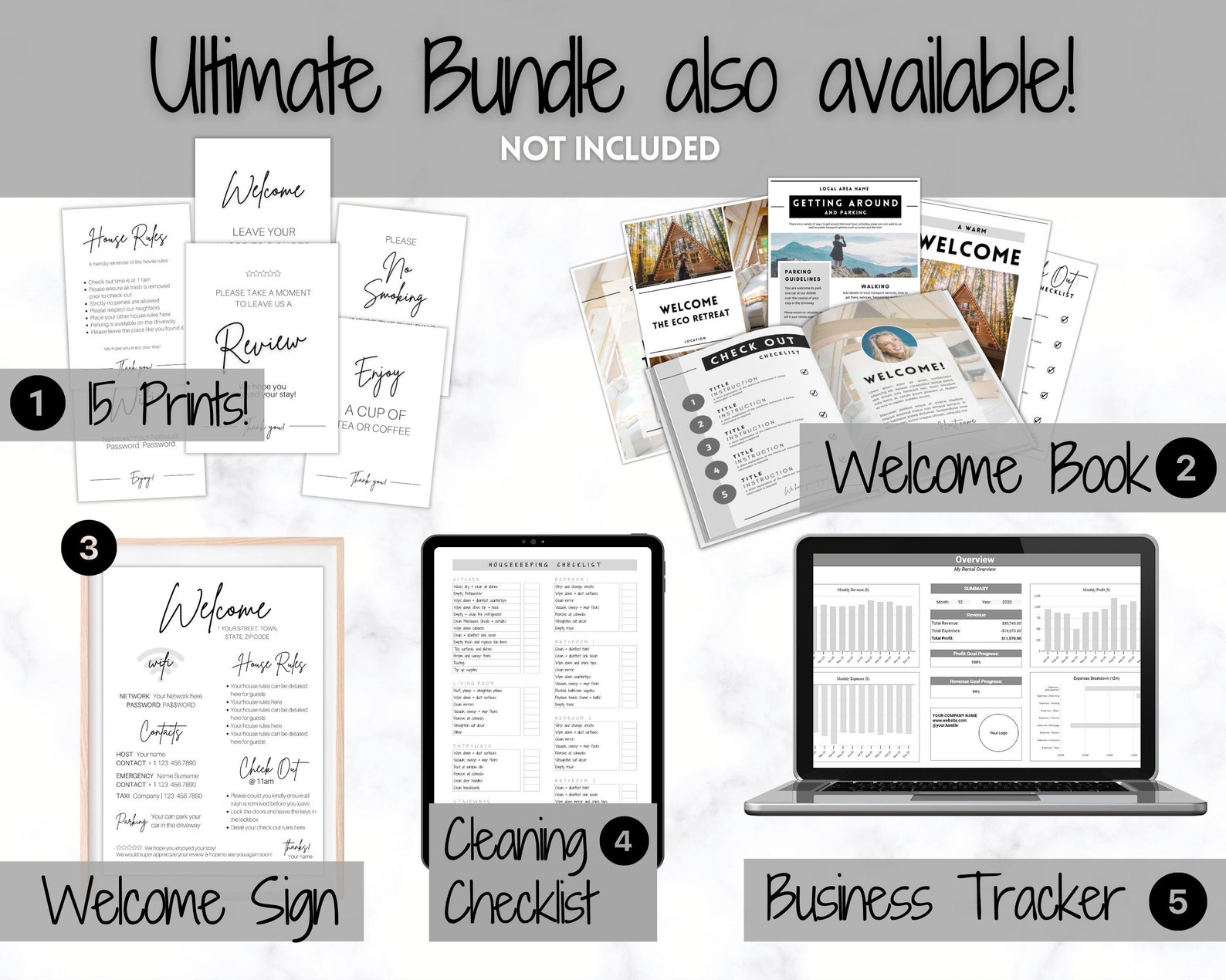 VRBO Welcome Book Template Editable Canva Welcome Guide - Etsy
