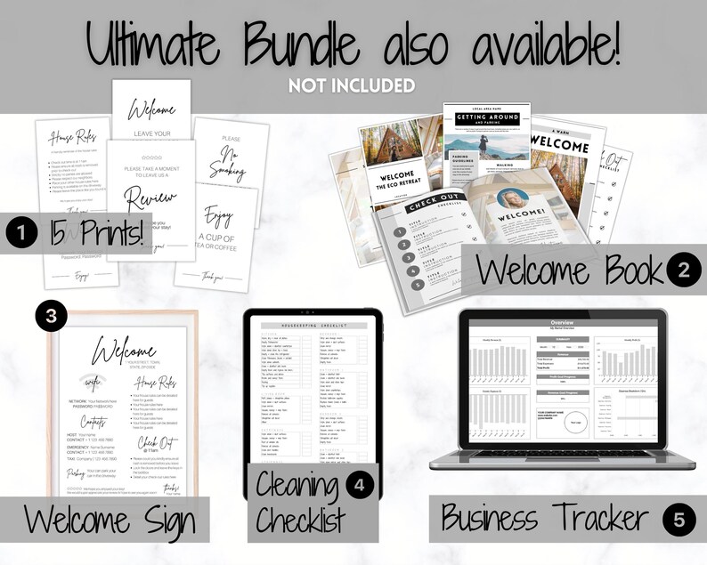 VRBO Welcome Book Template Editable Canva Welcome Guide - Etsy