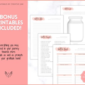 A5 Gratitude Journal Printable BUNDLE Mindfulness Log, Self Care ...