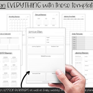 Homeschool Planner Printable, Home School Teacher, Academic Lesson ...