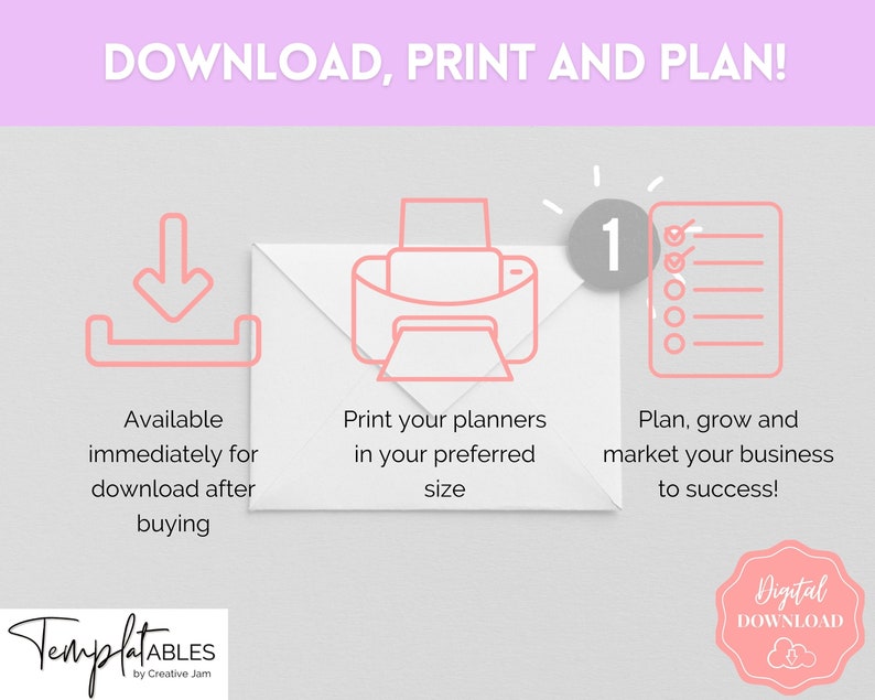Printable Small Business Planner BUNDLE Business Planner - Etsy