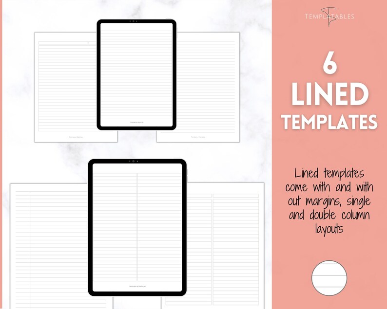 Grid, Line, Dot Paper Printables, Note-taking Templates, Graph Paper ...