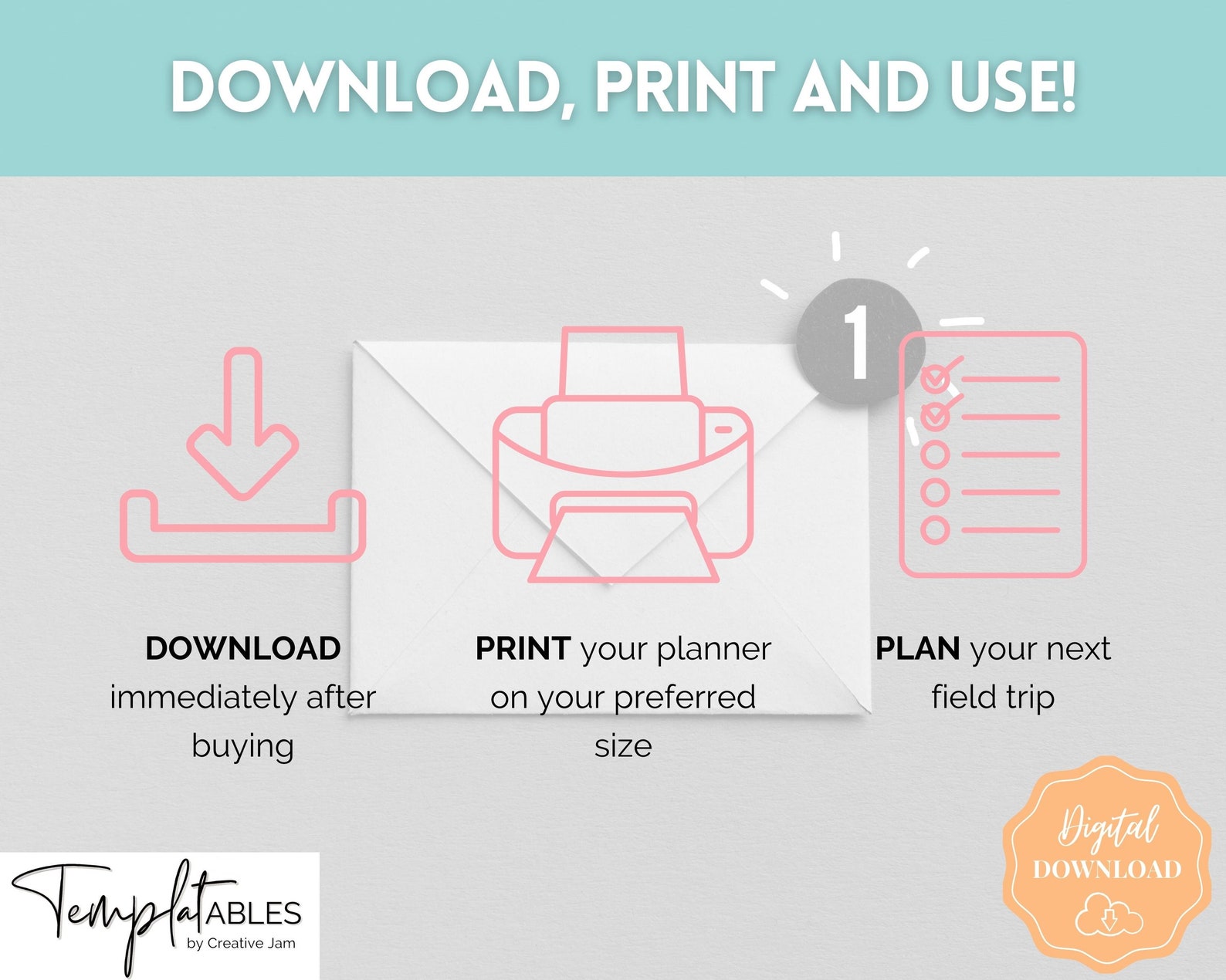 Field Trip Planner BUNDLE Printable Field Trip Log - Etsy