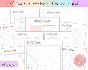 Mindfulness Journal Tracker Wellness Planner Health Journal - Etsy