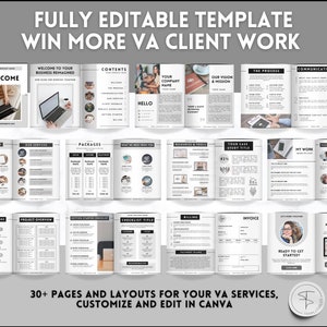 Virtual Assistant Welcome Packet, VA Client Onboarding, Business Plan ...
