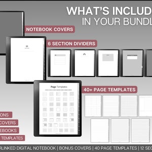Kindle Scribe | Digital Notebook Template | 40+ Page Templates ...