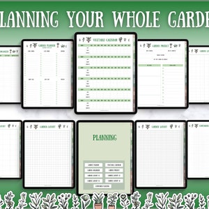 Digital Garden Planner, Plant Journal, Gardening Planner 2024, Planting ...