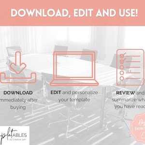 EDITABLE Chapter Summary Template, Study Guide, Textbook Outline Review ...