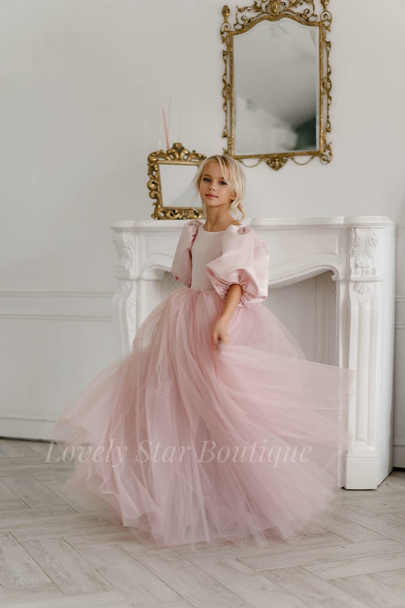 Princess Flower Girl Dress,flower Girl Dress Tulle,girl Dress Lace ...