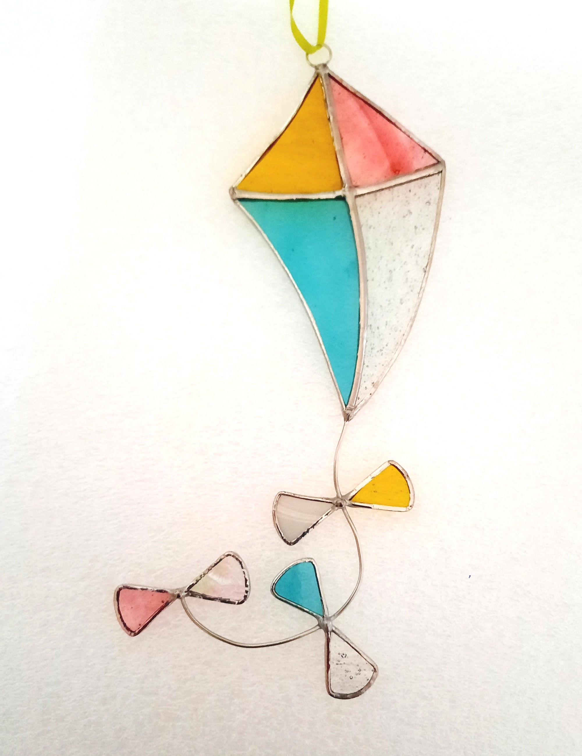 Stained Glass Kite, Birthday Keepsake Gift for Him, Hanging Window ...