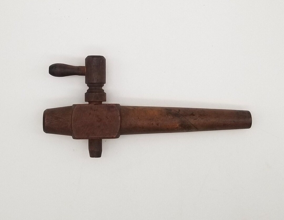 Antique Large Wooden Spigot|country Living|modern Farmhouse|ranch Decor ...