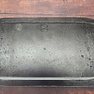 Large Antique Cast Iron Oval Griddle Sad Iron Heater No. 8iron ...