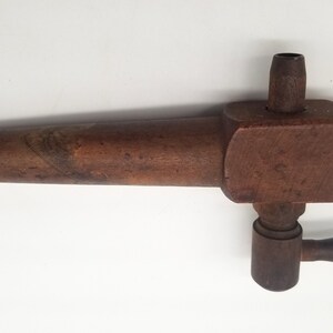 Antique Large Wooden Spigot|country Living|modern Farmhouse|ranch Decor ...