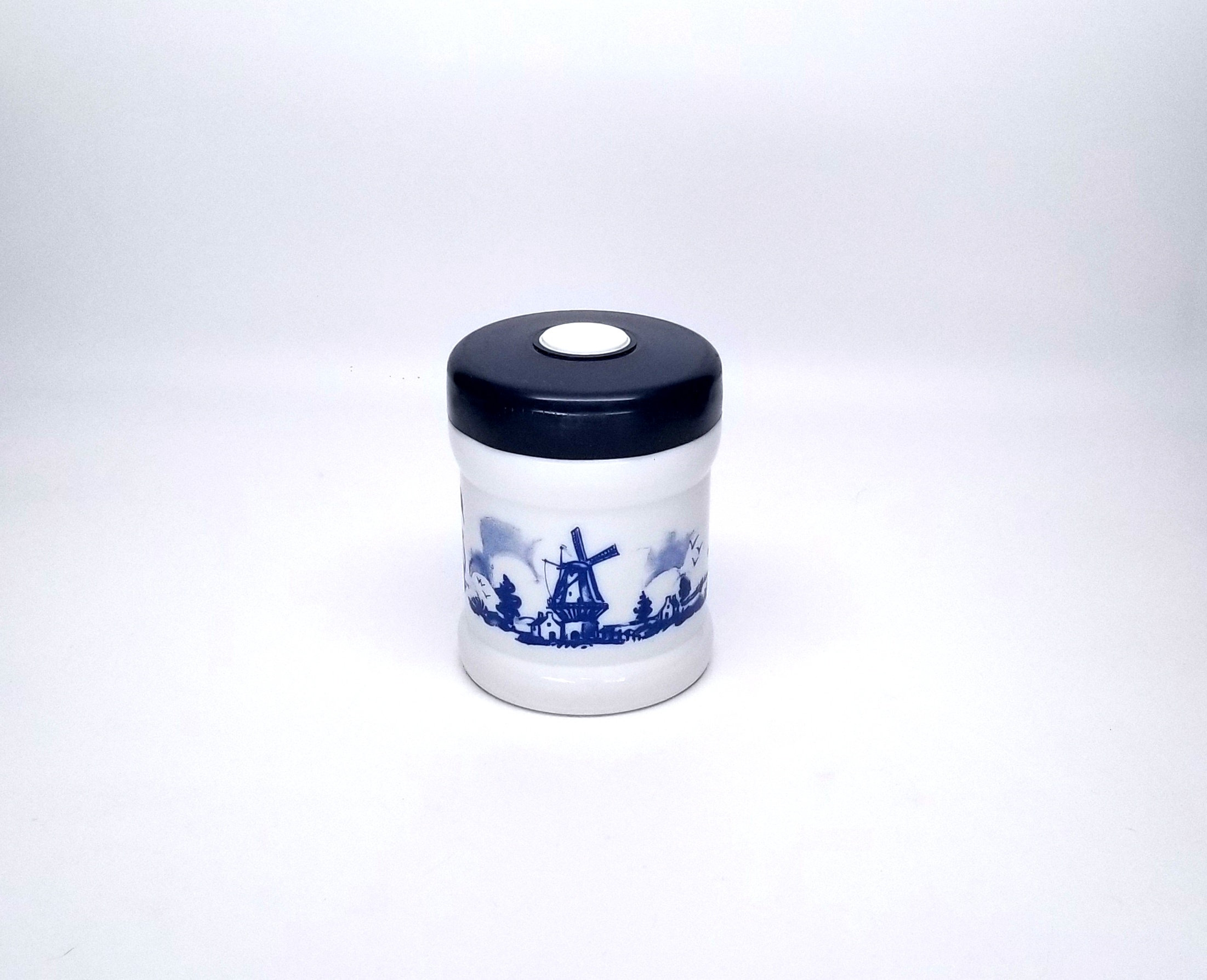 Opaline Blue & White Delft Style Glass - Etsy