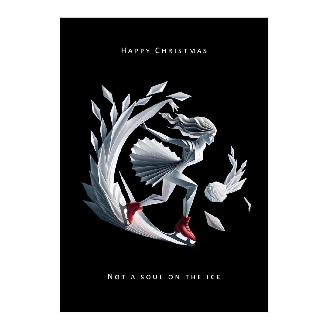 On the Ice (kate Bush) - Christmas Card - Etsy