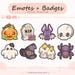 Halloween Emotes and Badges | Fall Emotes | Twitch Emotes | Twitch Sub ...