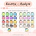 Pumpkin Emotes and Badges (pastel) | Fall Emotes | Twitch Emotes ...