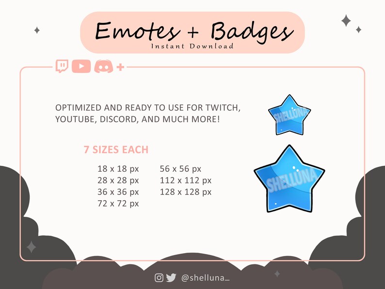 Twitch Emotes | Twitch Badges | Discord Emotes | Youtube Emotes | Star ...