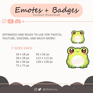 Twitch Emotes | Twitch Badges | Discord Emotes | Youtube Emotes | Frog ...