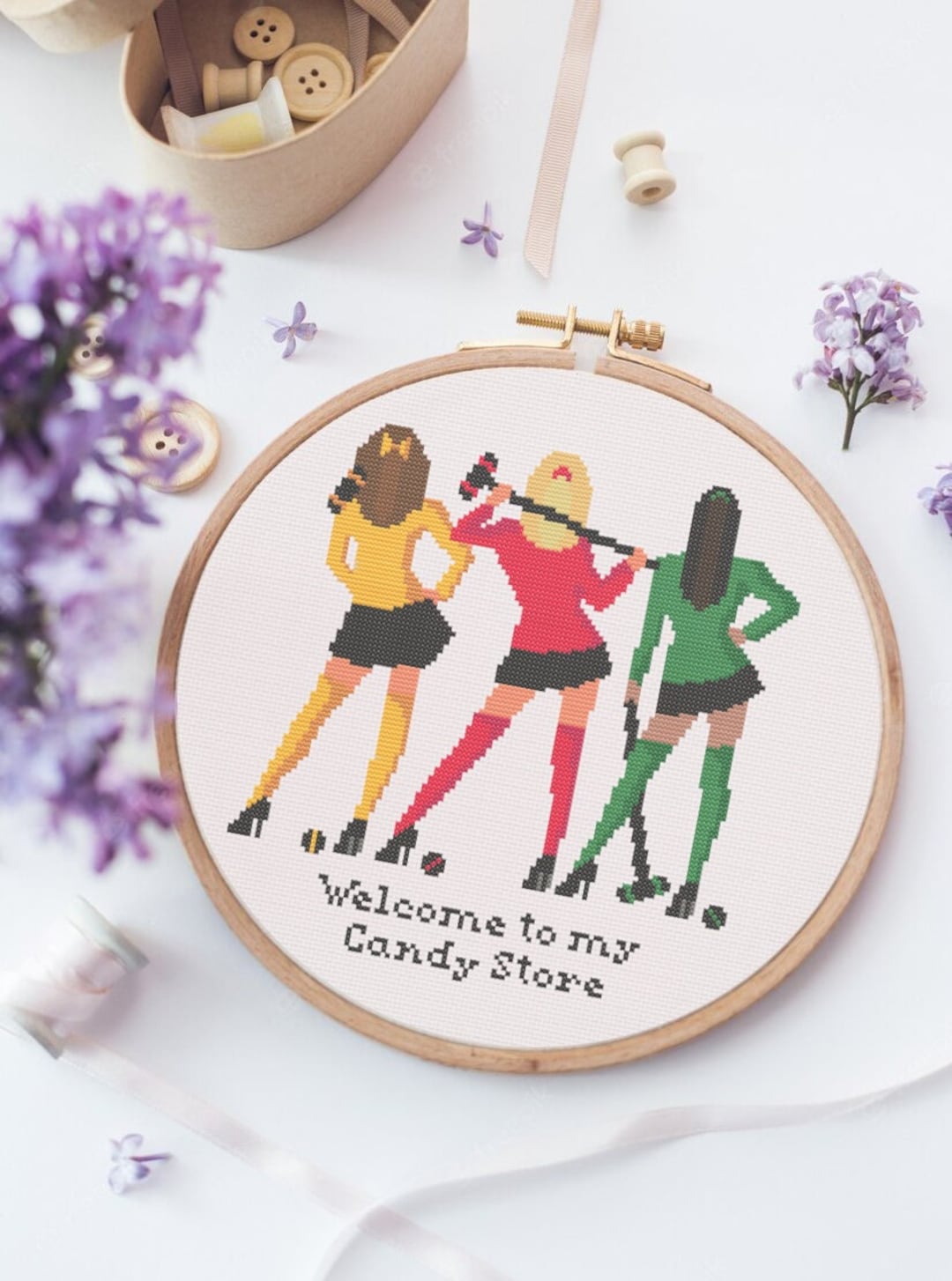 Counted Cross Stitch Pattern - Heathers the Musical - Instant Download ...